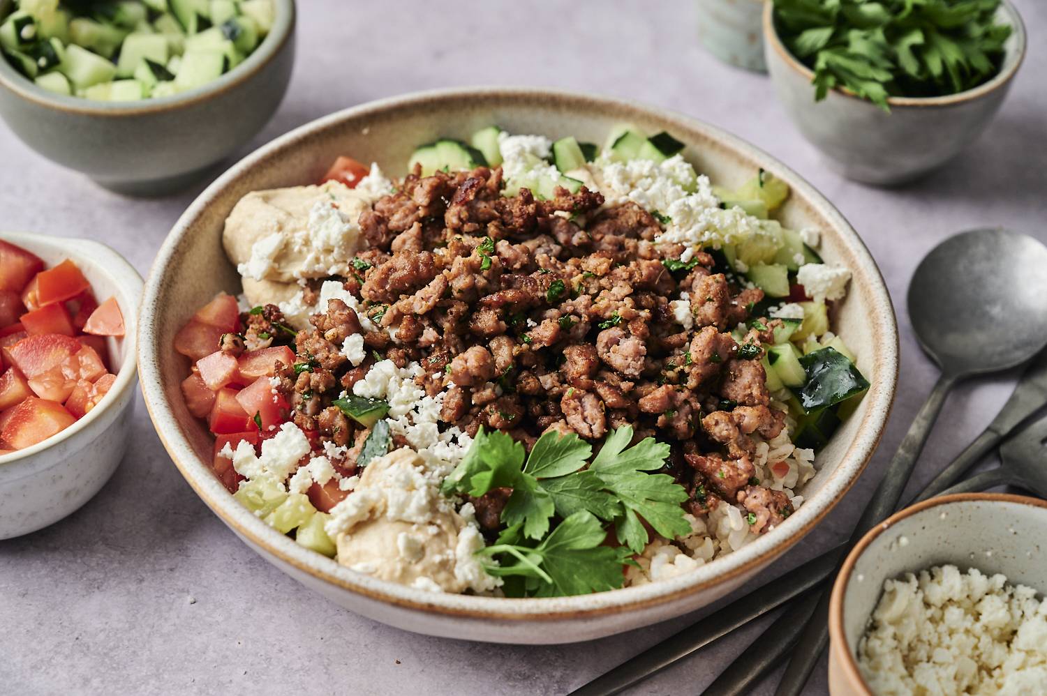 Chicken Kofta Bowls (Ready In 15 Minutes!)