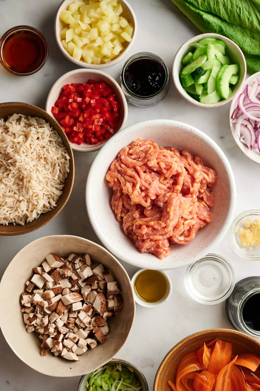 Asian Ground Turkey Bowls (15 Minute Meal!)- Slender Kitchen