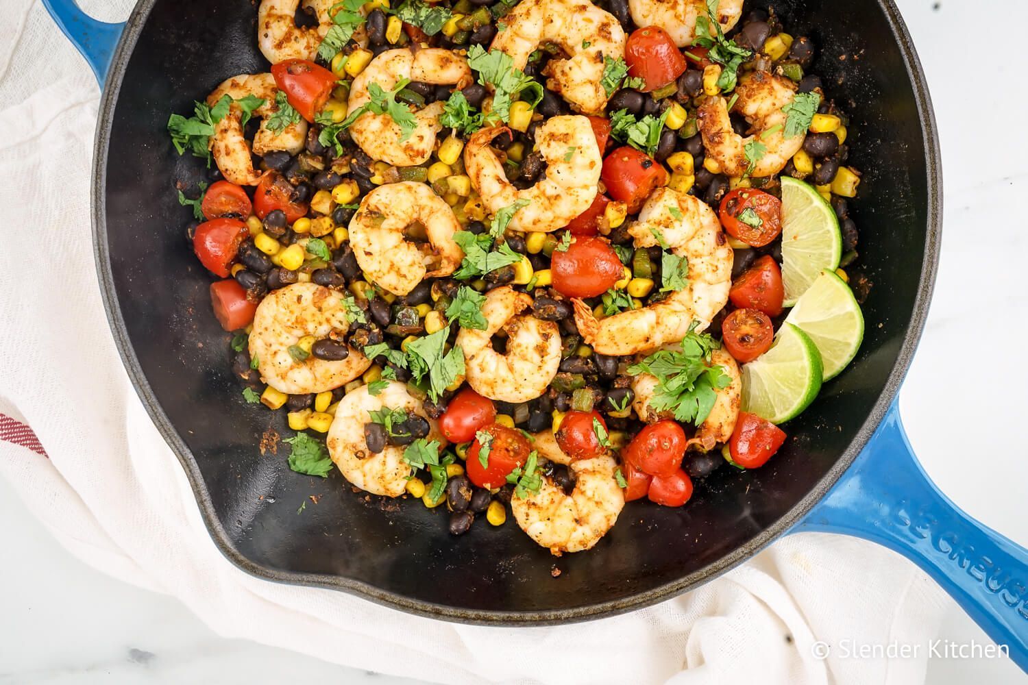 Quick Easy Mexican Shrimp Skillet Video Family Prawn Tacos (Shrimp)