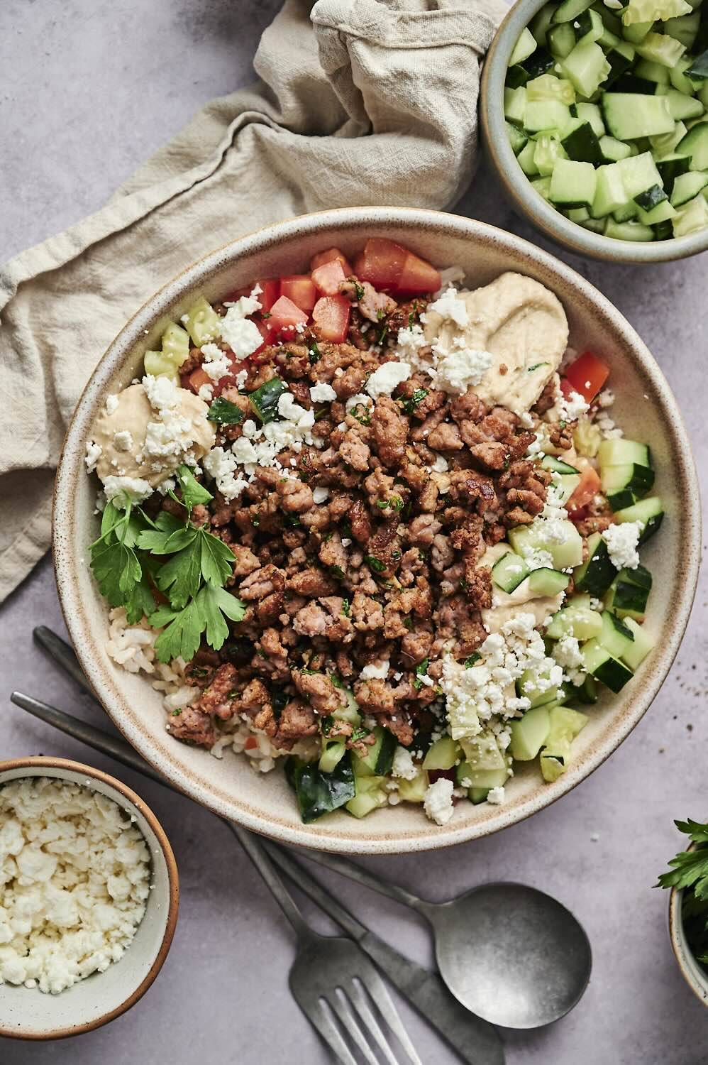 Chicken Kofta Bowls (Ready In 15 Minutes!)
