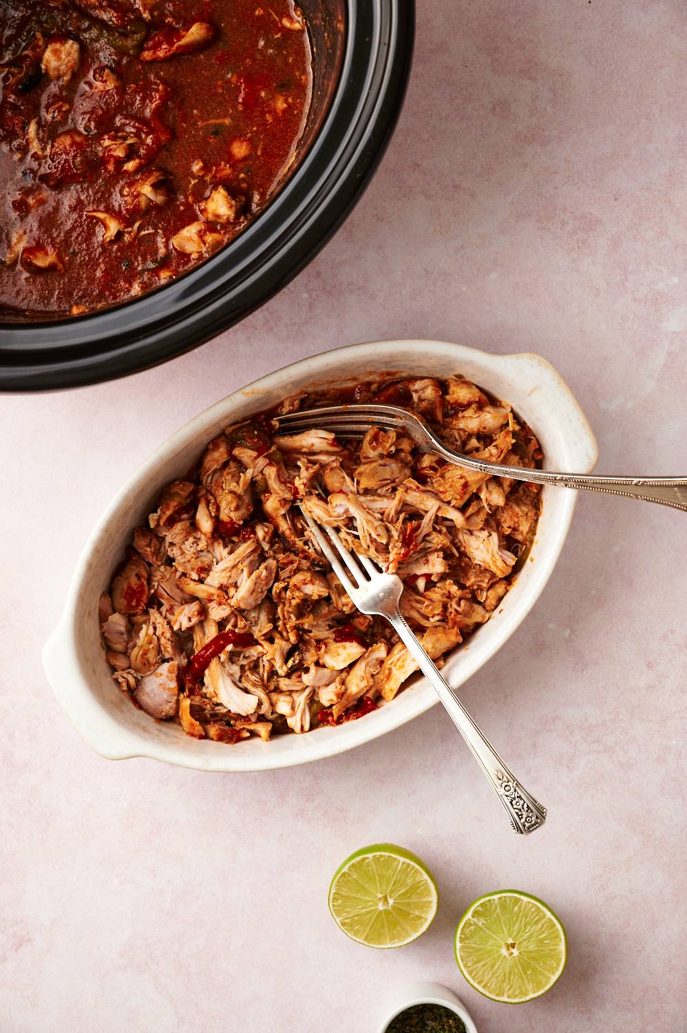 Chicken Machaca (Machaca con Pollo) - Slender Kitchen