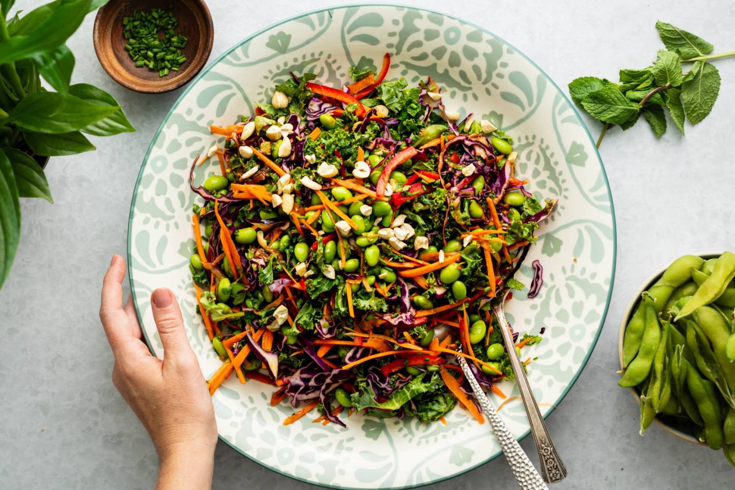 Edamame Salad (17 Grams Protein!)
