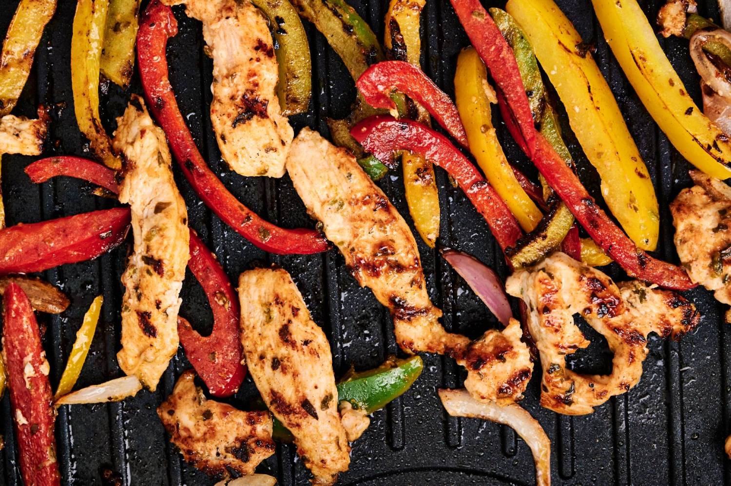 Grilled Chicken Fajitas - Slender Kitchen