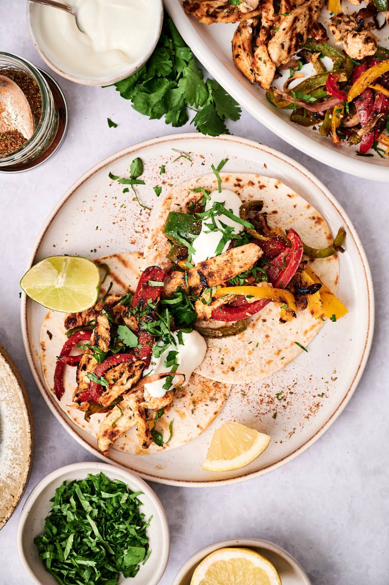 Grilled Chicken Fajitas - Slender Kitchen