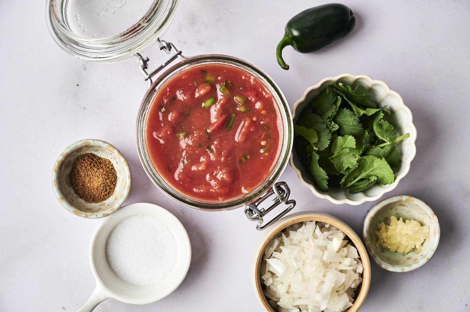 Homemade Salsa Roja (5 Minutes!) - Slender Kitchen