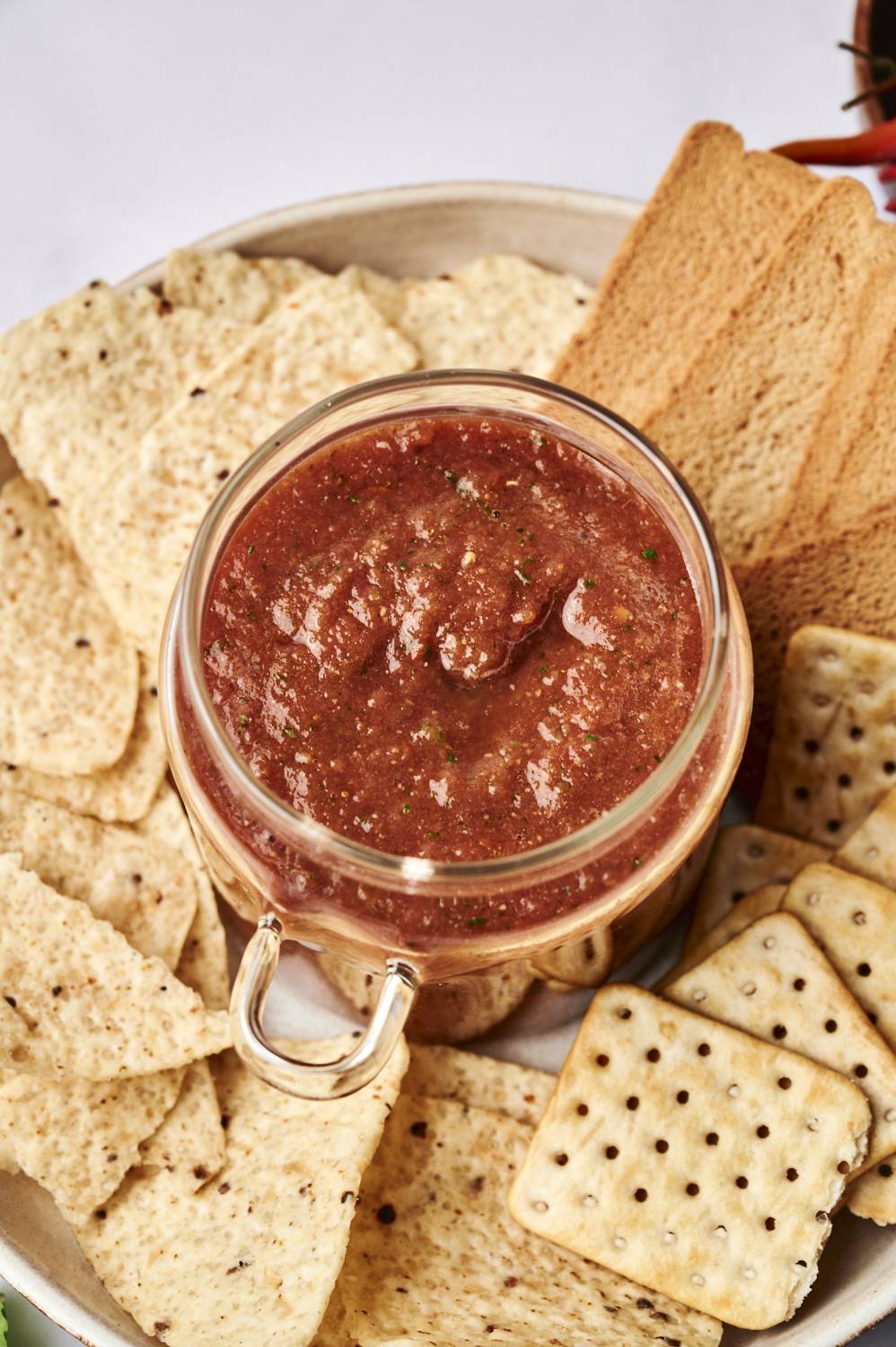 Homemade Salsa Roja (5 Minutes!) - Slender Kitchen