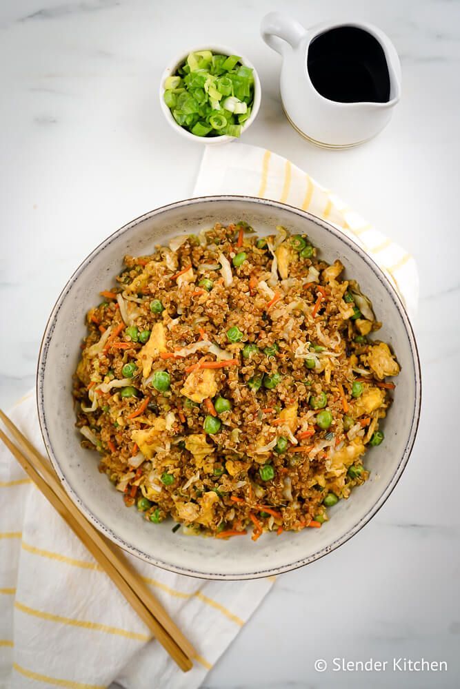 Quinoa Fried Rice - Slender Kitchen