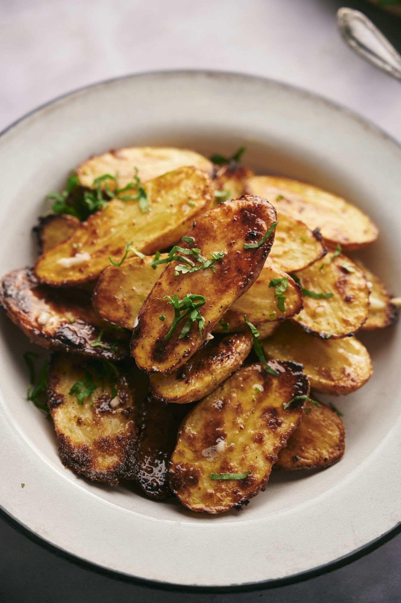 Roasted Fingerling Potatoes - Slender Kitchen