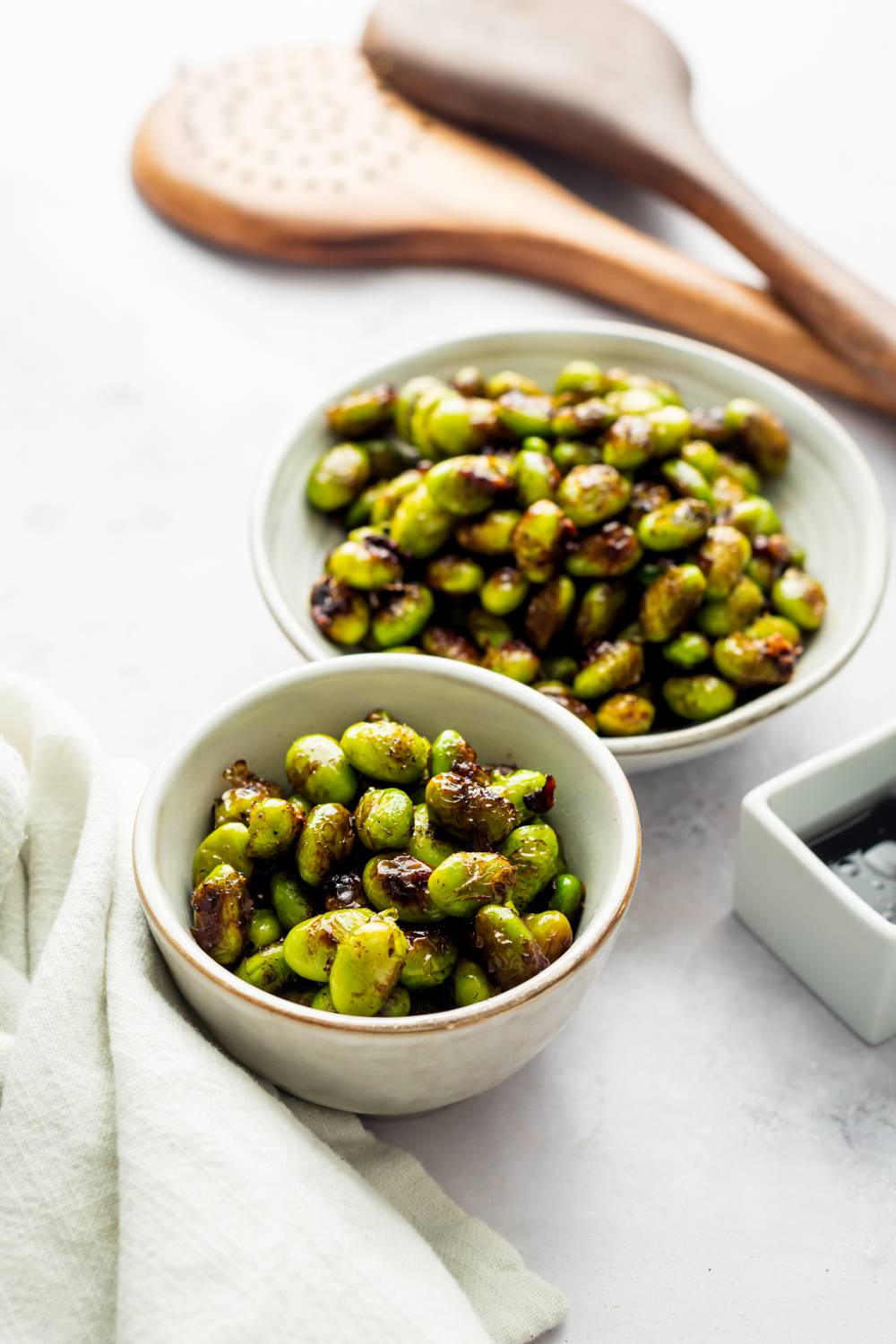 Sauteed Shelled Edamame (5 Minute Side Dish!) - Slender Kitchen