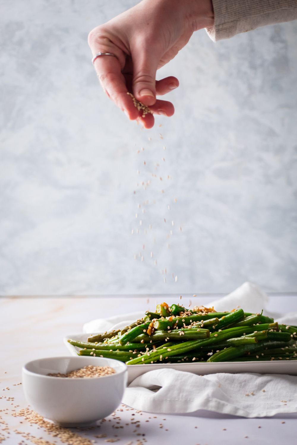 Sesame Green Beans - Slender Kitchen