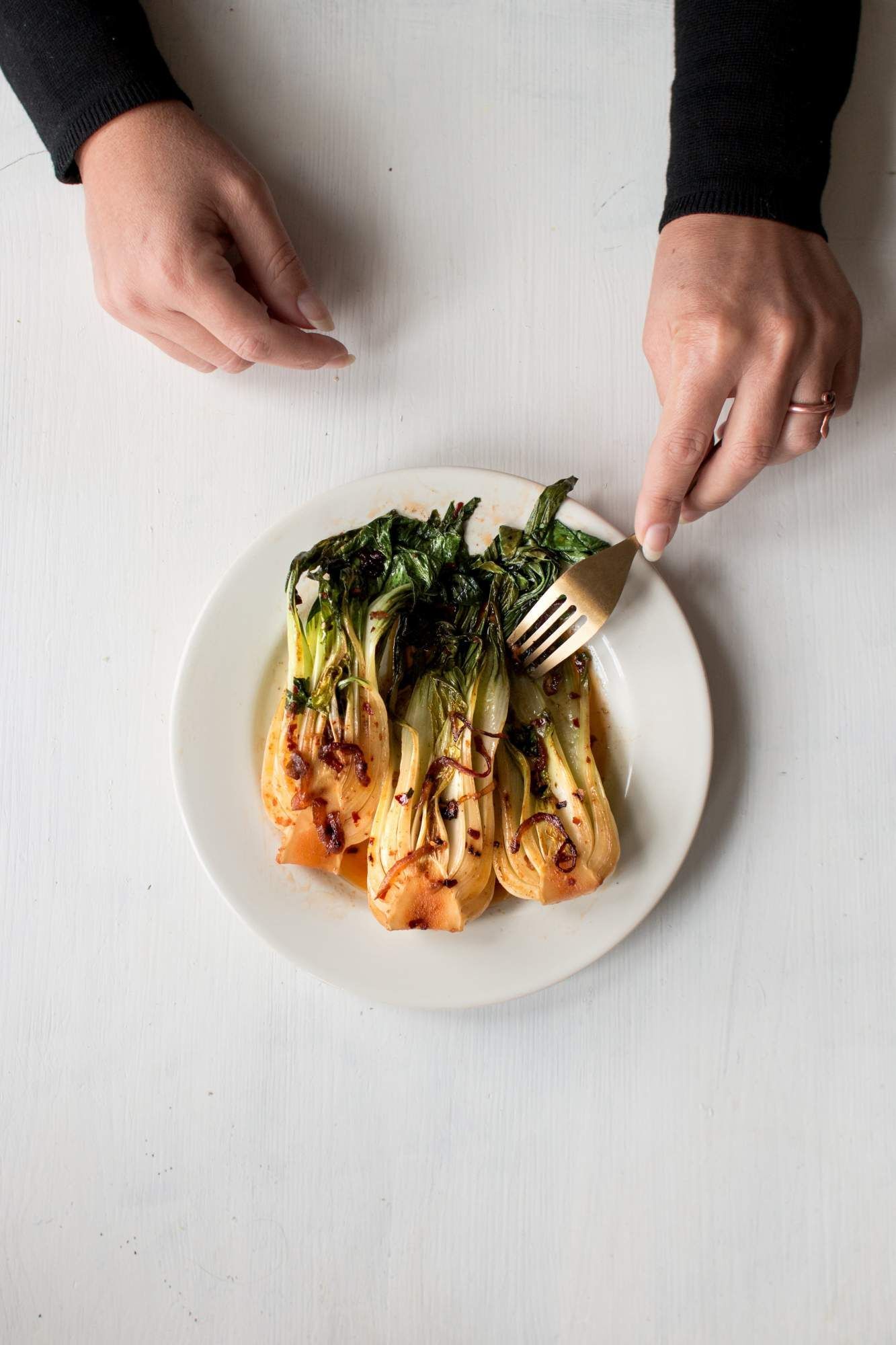 Stir Fried Bok Choy - Slender Kitchen