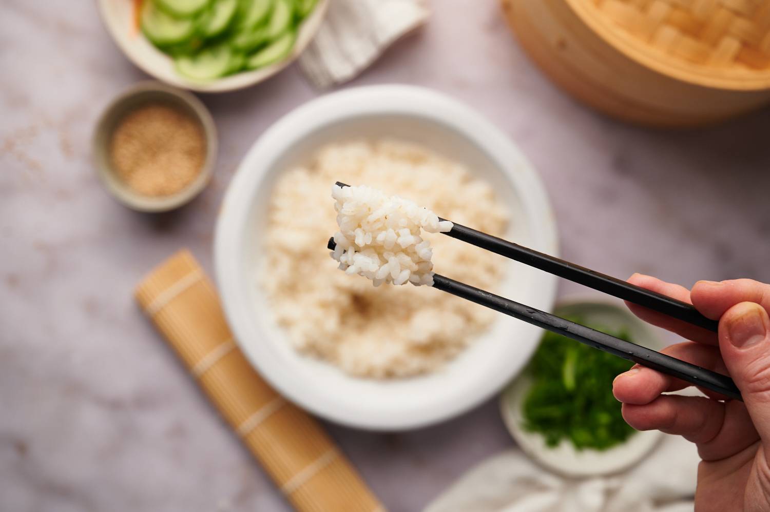 Easy Sushi Rice - Slender Kitchen