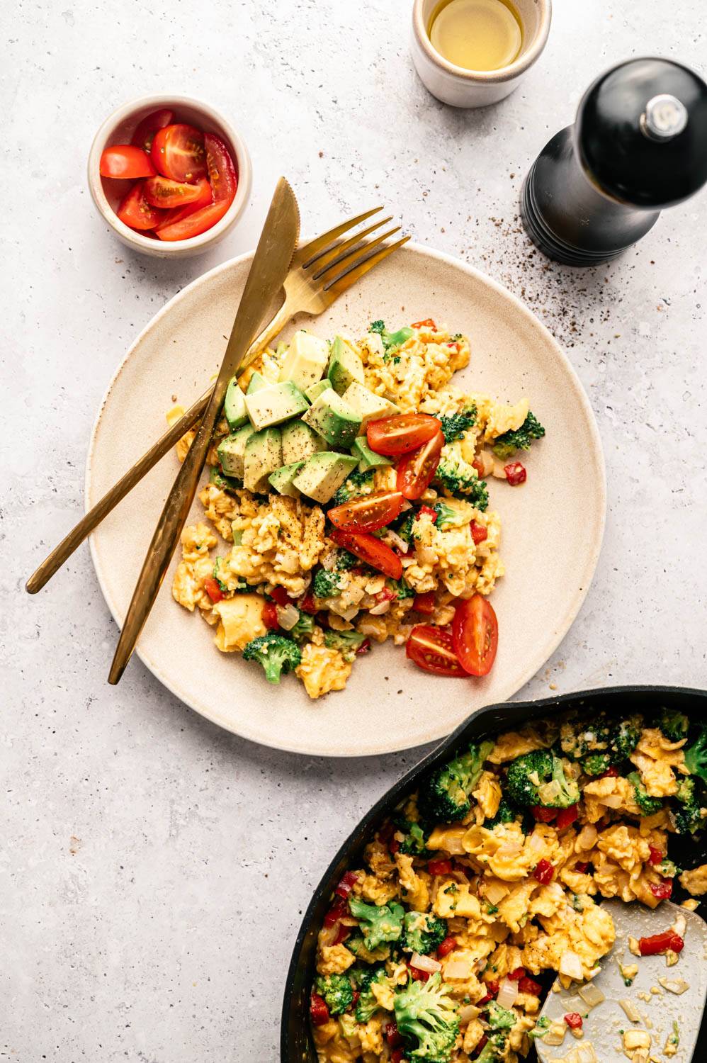 scrambled egg vegetables