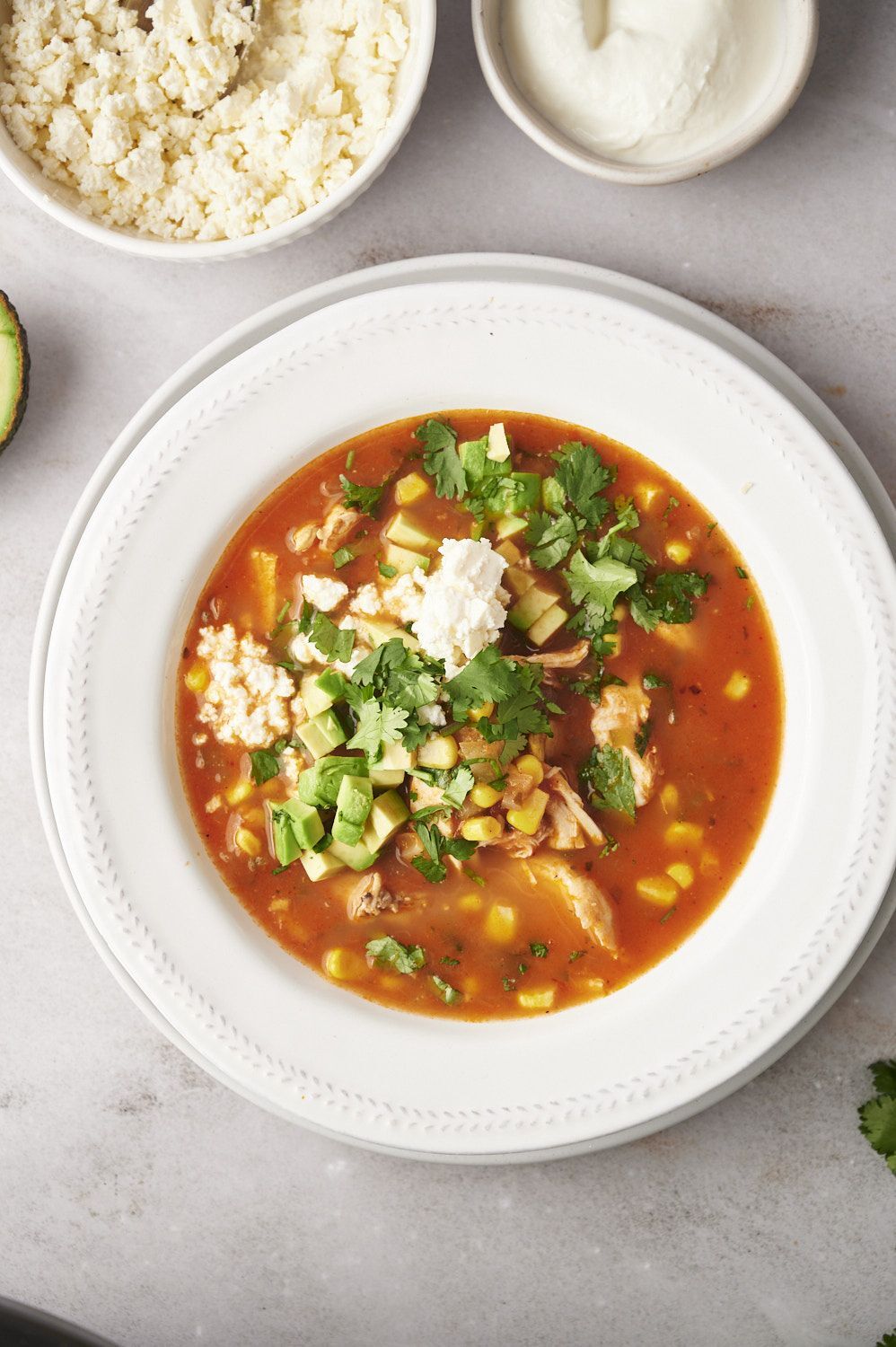Mexican Chicken Soup - Slender Kitchen