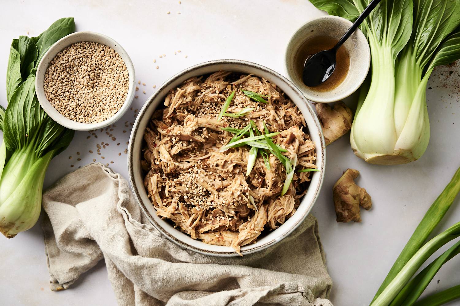 Slow Cooker Sesame Ginger Chicken - Slender Kitchen