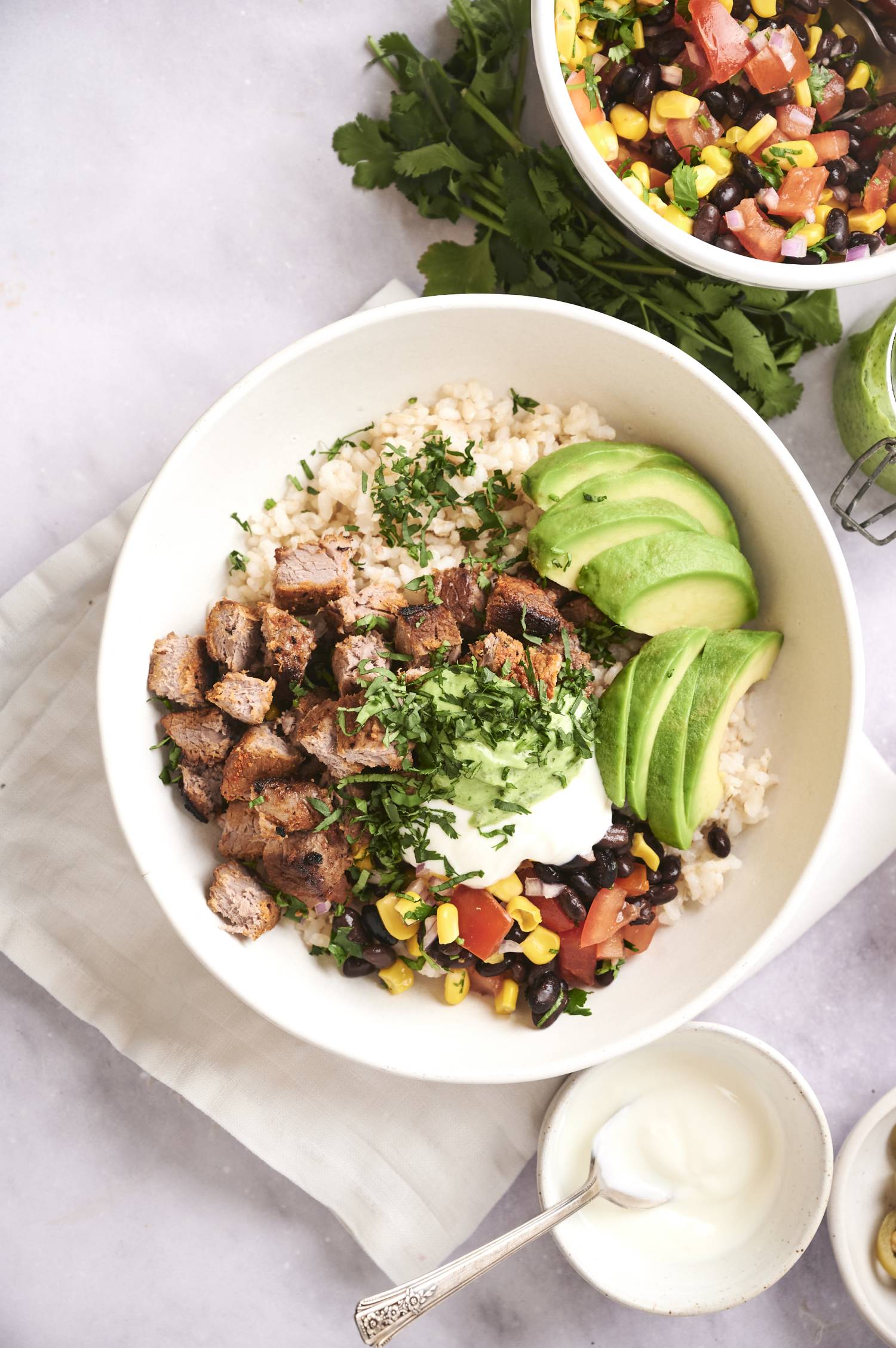 Southwest Steak Bowls (30 Minute Meal!) - Slender Kitchen