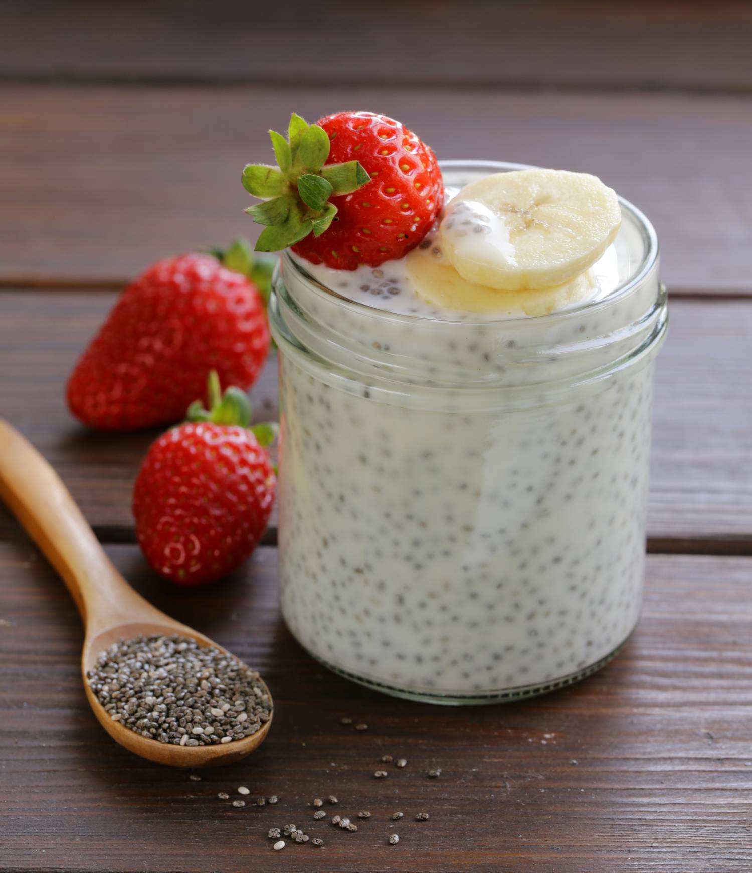 Yogurt Chia Seed Pudding - Slender Kitchen