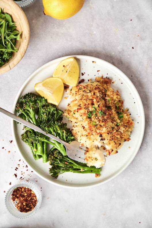 Baked Stuffed Haddock (Seafood Stuffing)