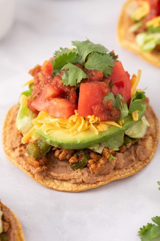 Ground Turkey Tostadas - Slender Kitchen