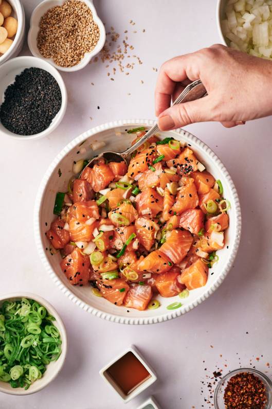 Salmon Poke - Slender Kitchen