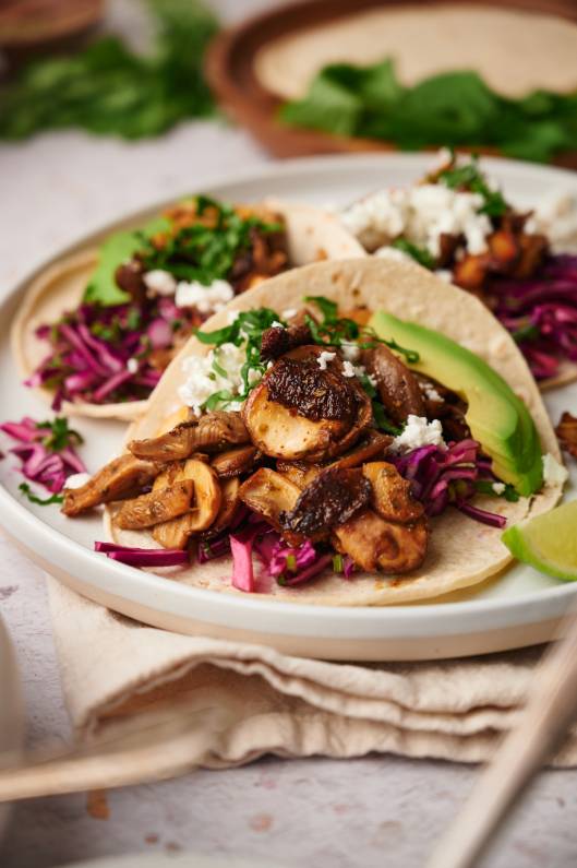 Mushroom Tacos - Slender Kitchen