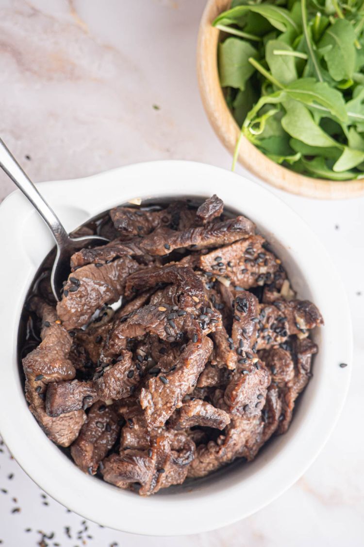 Sesame Beef - Slender Kitchen