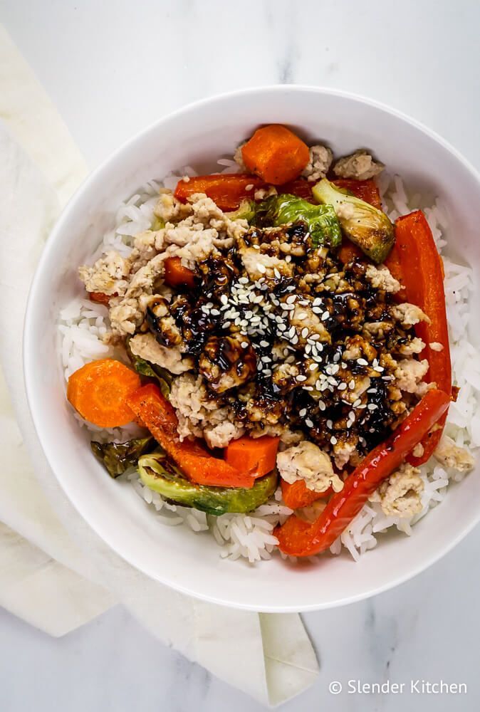 Asian Rice Bowls (Build Your Own) - Slender Kitchen