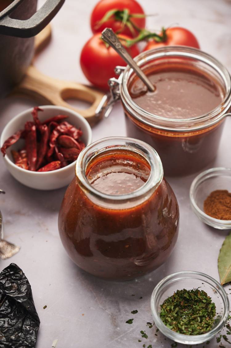 Birria Sauce (Birria Consomé) - Slender Kitchen