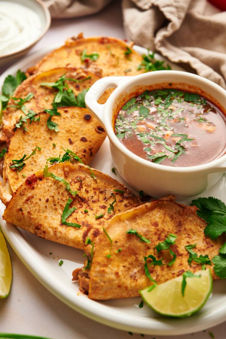 Chicken Birria Tacos - Slender Kitchen