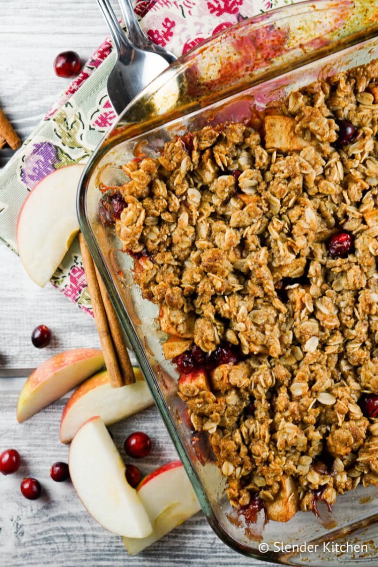 Cranberry Apple Baked Oatmeal - Slender Kitchen