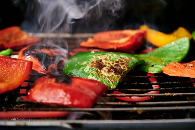 Grilled Peppers - Slender Kitchen