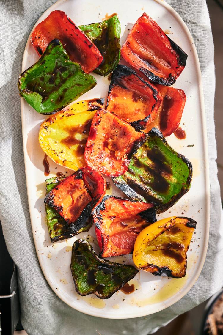 Grilled Peppers - Slender Kitchen