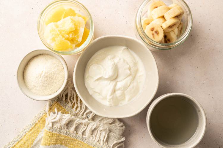 High Protein Piña Colada Smoothie - {Tropical & Protein-Packed}