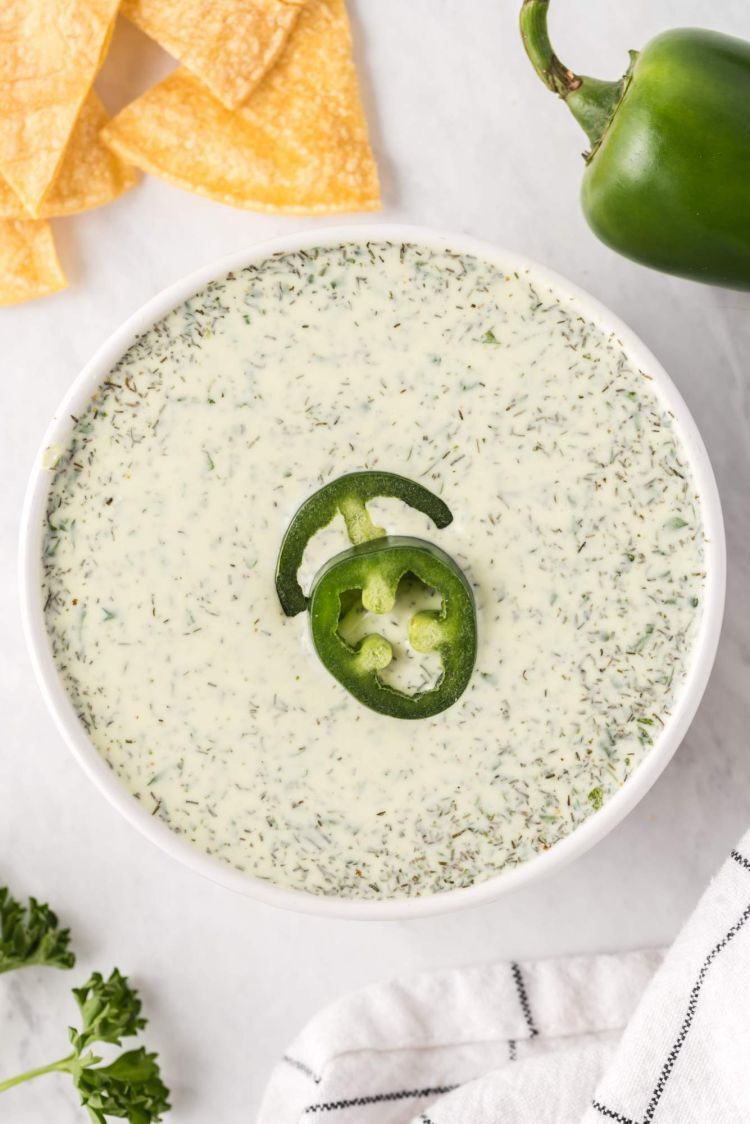 Jalapeno Ranch Dressing - Slender Kitchen