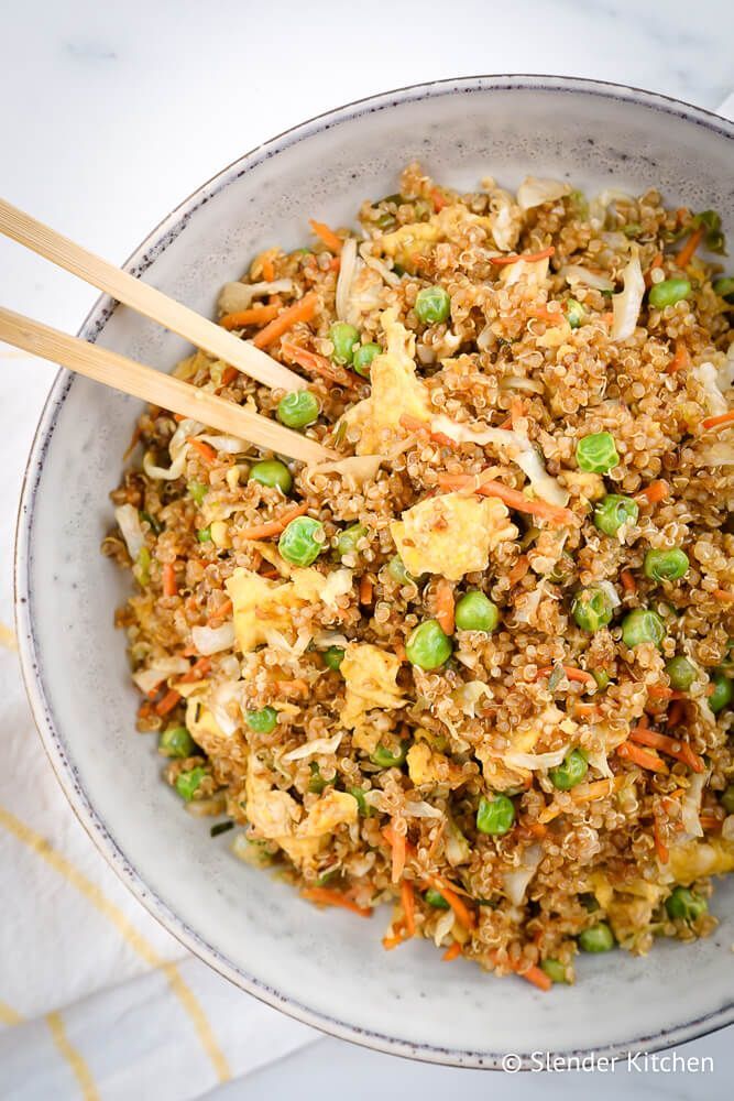 Quinoa Fried Rice - Slender Kitchen