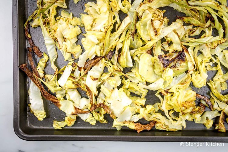 Crispy Roasted Cabbage - Slender Kitchen