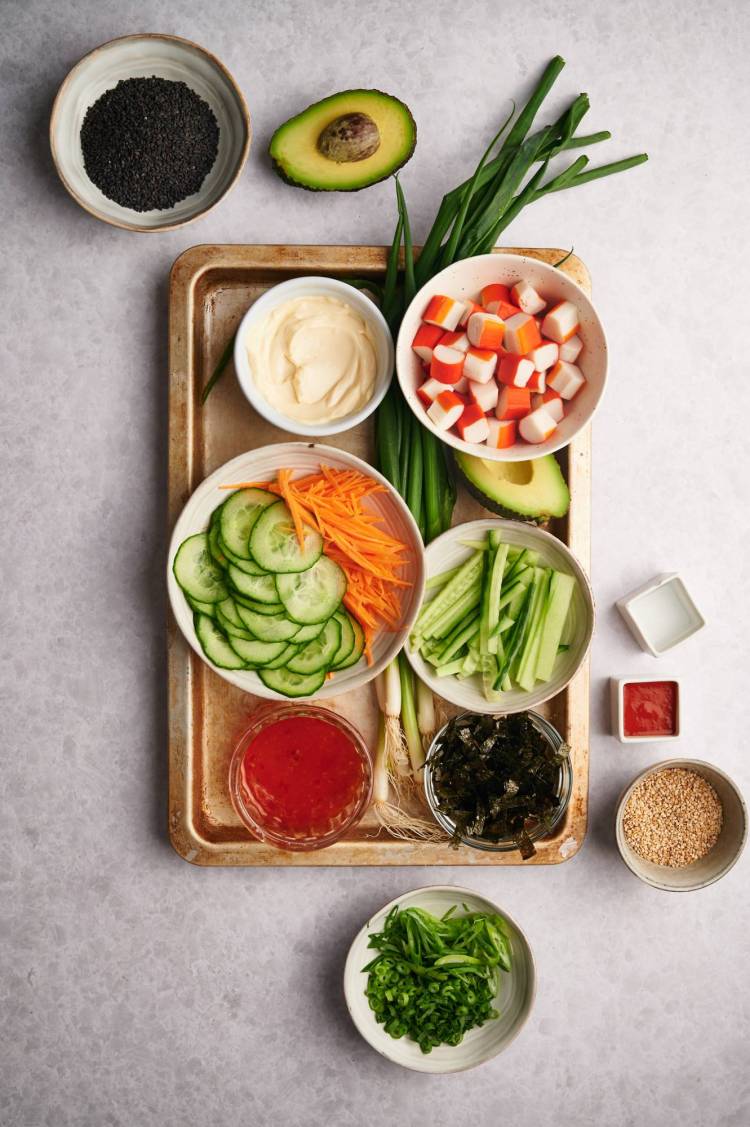 Easy Sushi Bowls (Build Your Own) - Slender Kitchen