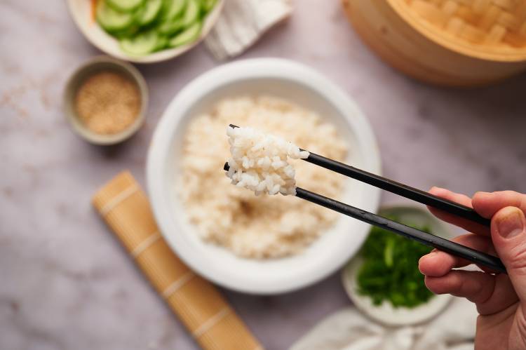 Easy Sushi Rice - Slender Kitchen
