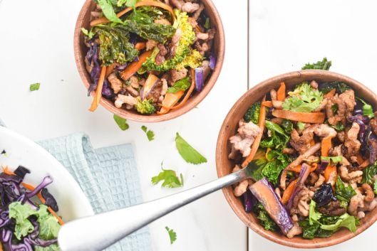 Asian Ground Turkey Stir Fry - Slender Kitchen