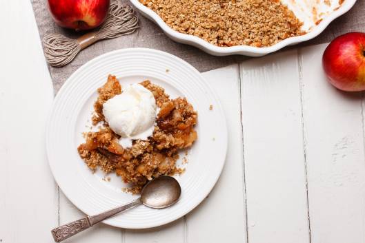 Breakfast Apple Crisp - Slender Kitchen