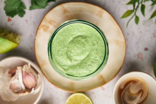 Creamy Cilantro Lime Sauce - Slender Kitchen