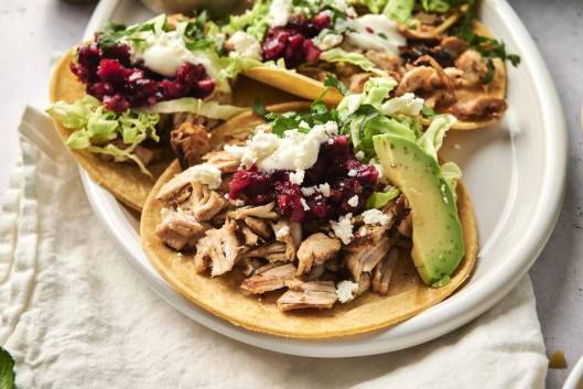 Leftover Turkey Tacos (15 Minute Meal!)