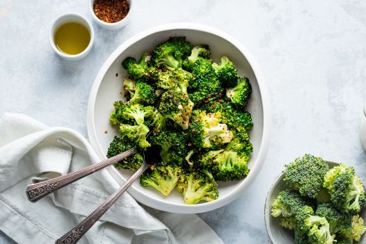 Pan Fried Broccoli - Slender Kitchen
