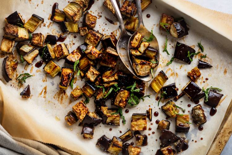 Roasted Eggplant - Slender Kitchen