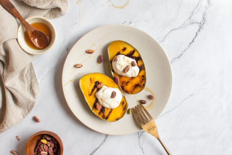 Grilled Mango - Slender Kitchen