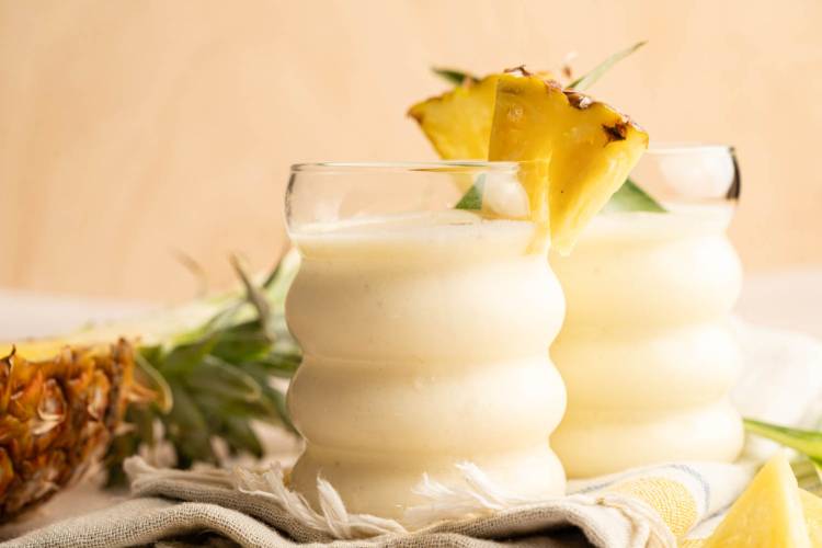 High Protein Piña Colada Smoothie - {Tropical & Protein-Packed}