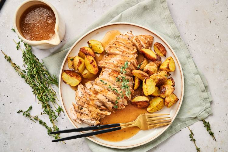 Instant Pot Turkey Tenderloin 20 Minute Meal Slender Kitchen