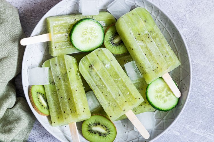 Mexican Cucumber Paletas - Slender Kitchen