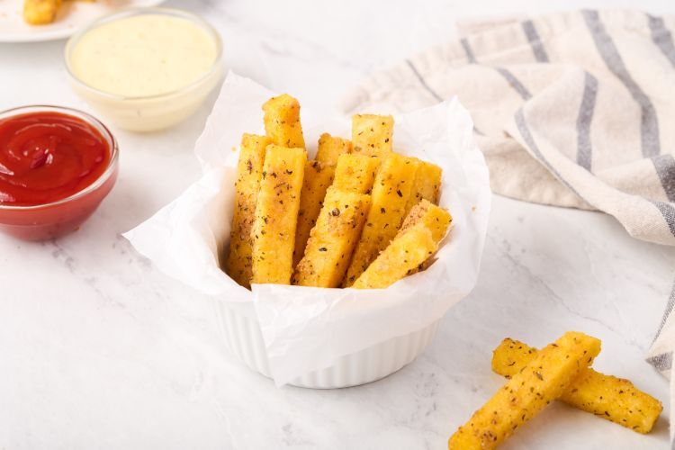 Polenta Fries - Slender Kitchen