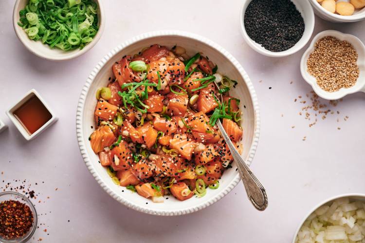 Salmon Poke - Slender Kitchen